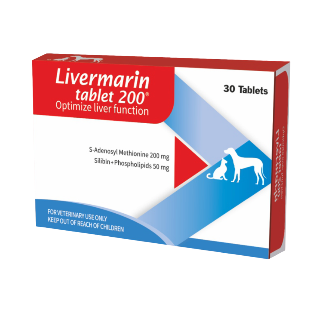 Livermarin 200mg 3 x 10 tabs - VEDMED AGRI PTE LTD